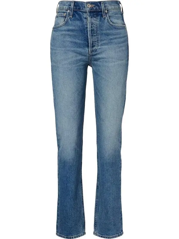 Citizens Of Humanity Blaine High-rise Straight Jeans - Blue