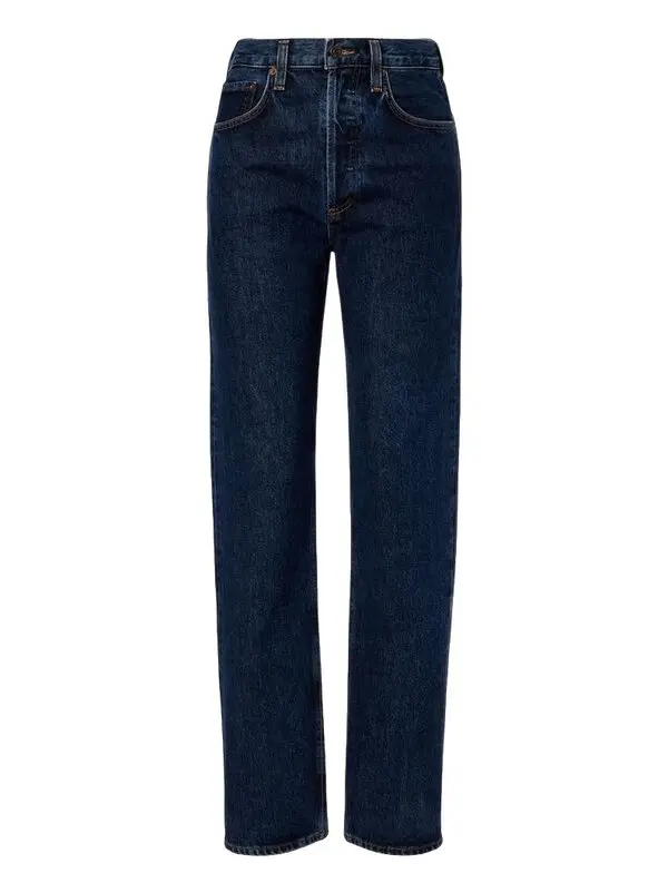 AGOLDE Kelly High-rise Straight Jeans - Blue