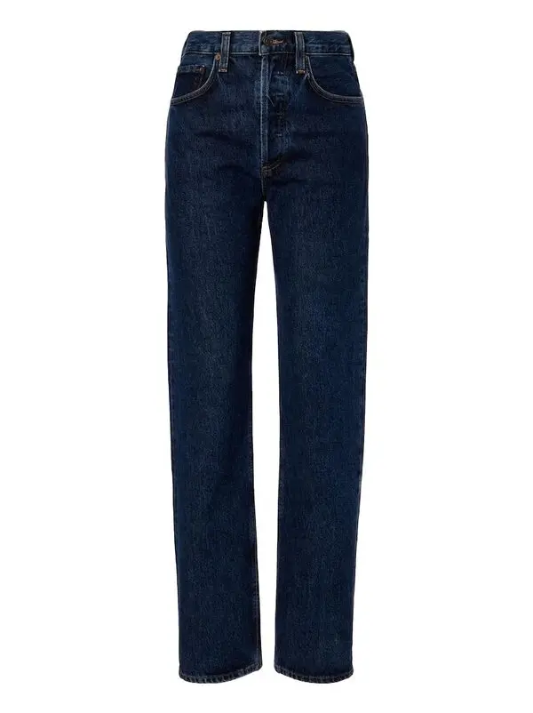 AGOLDE Kelly High-rise Straight Jeans - Blue