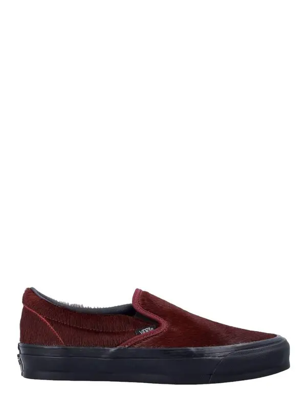 VANS Lx Classic Slip-on 98 Pony Hair Sneakers - Red