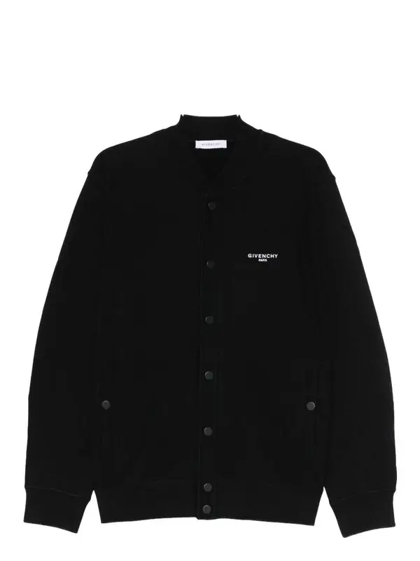 Givenchy Cotton Cardigan - Black