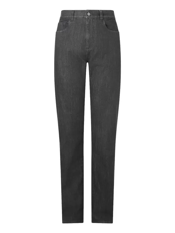 Canali Slim-fit Jeans - Black
