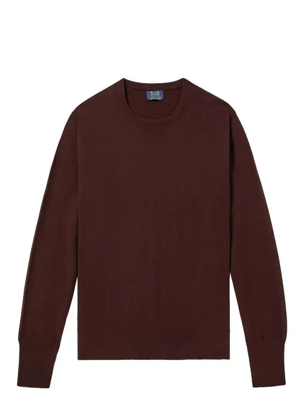 William Lockie Oxton Cashmere Sweater - Burgundy