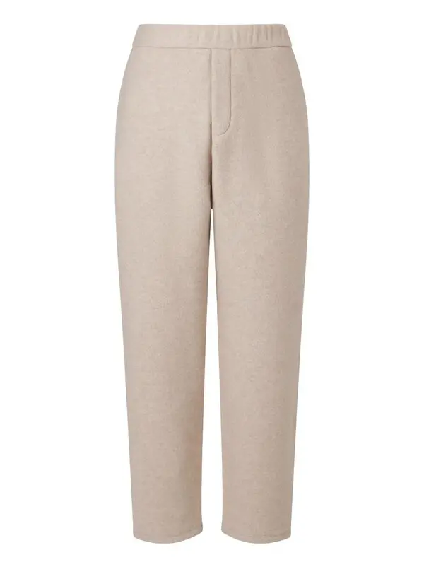 Loro Piana Straight-leg Wool-blend Sweatpants - Neutrals