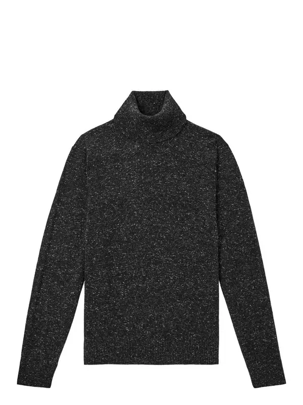 Dunhill Cashmere-blend Rollneck Sweater - Black