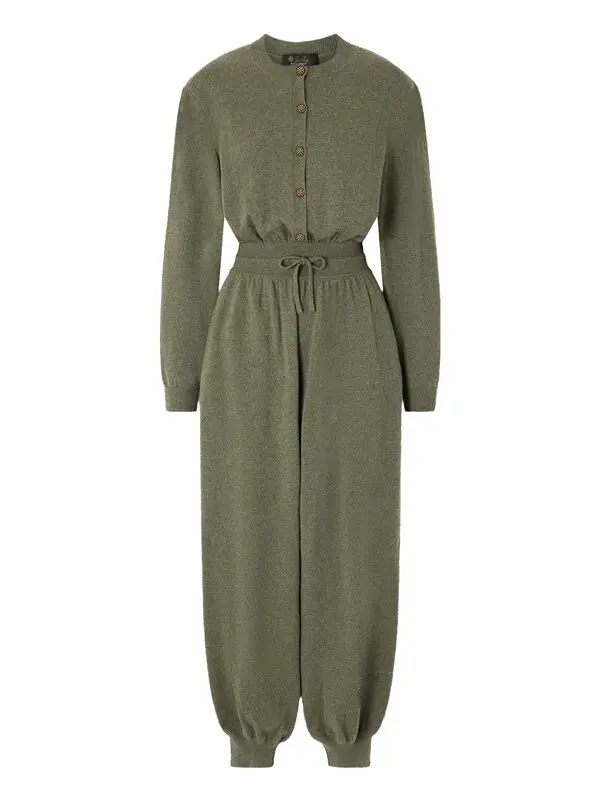 Loro Piana Cashmere Jumpsuit - Green