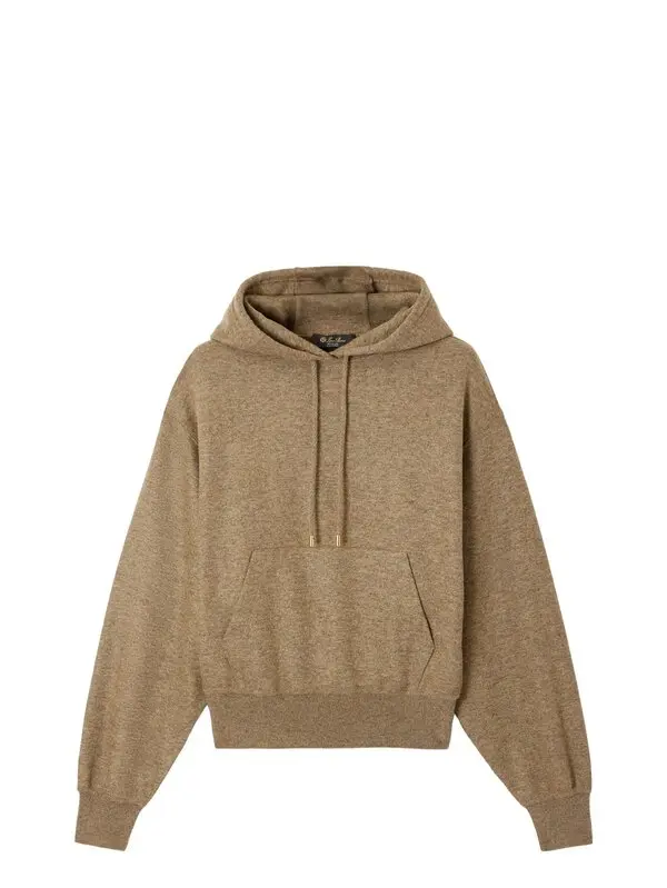Loro Piana Rio Bodro Cashmere-blend Hoodie - Brown