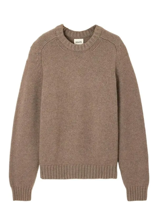 Khaite Mae Cashmere Sweater - Brown
