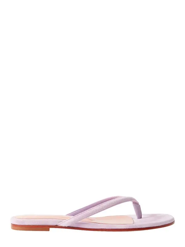 GIANVITO ROSSI Calypso Suede Sandals - Purple