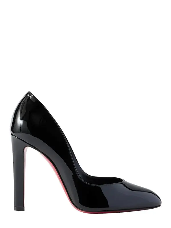 CHRISTIAN LOUBOUTIN Fannylove 100 Patent-leather Pumps - Black