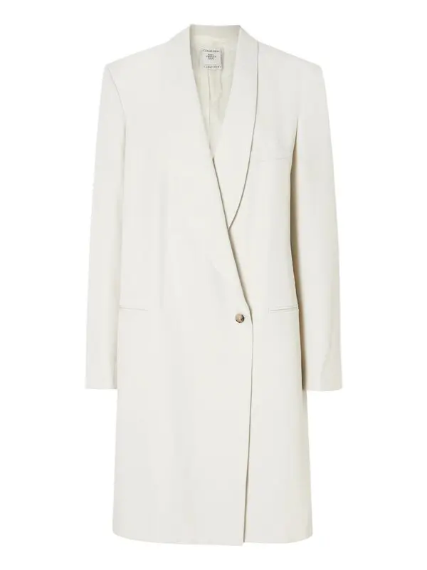 Calvin Klein Evelyn Wool Coat - White