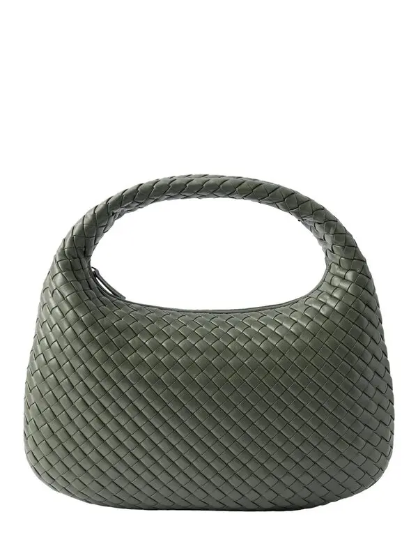 Bottega Veneta Intrecciato Leather Tote - Green