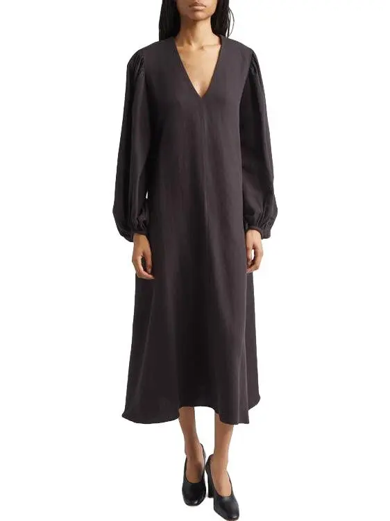 GIA STUDIOS Calla Long-sleeve Dress - Fade Black