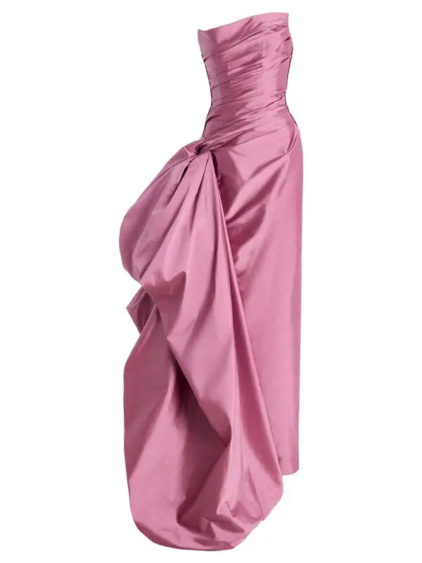 MARMAR HALIM Strapless Taffeta Ball Gown - Pink