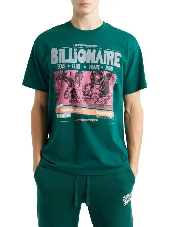 BILLIONAIRE BOYS CLUB Labworks Cotton Graphic T-shirt - Rain Forest