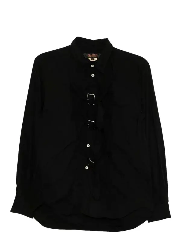 Comme Des Garçons Buckled Shirt - Black