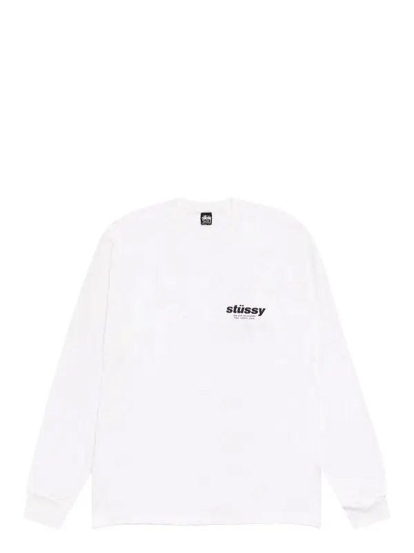 StÜssy Rollers Long-sleeve Tee - White