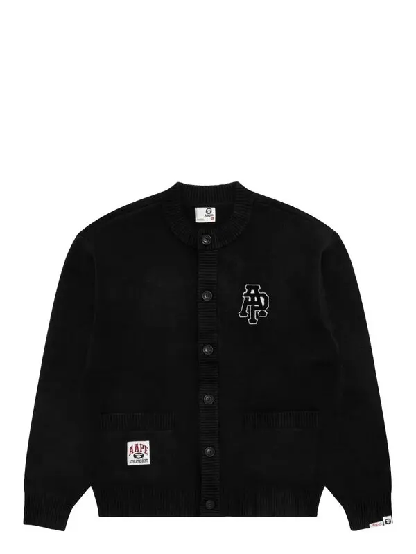 AAPE BY *A BATHING APE® Appliqué Pockets Cardigan - Black