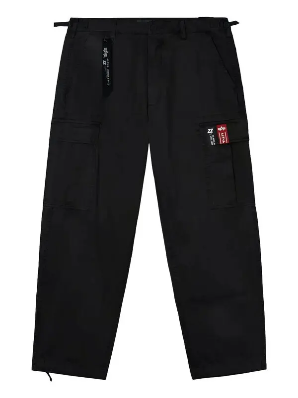 Izzue Cargo Pocket Trousers - Black