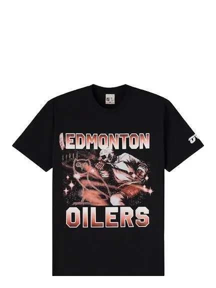 OVO Nhl Edmonton Oilers Tee Shirt - Black