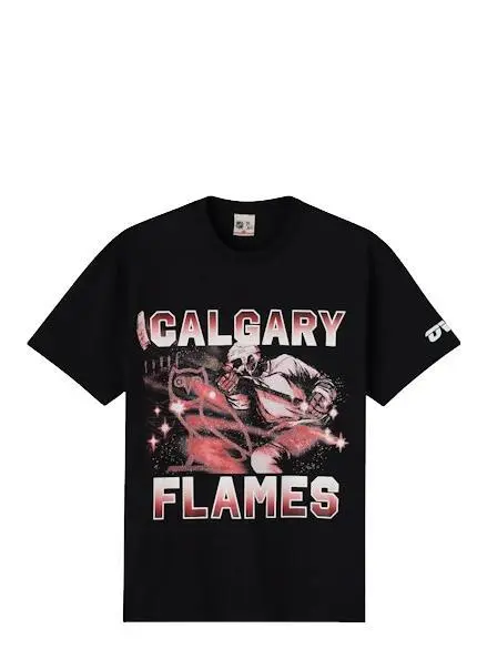 OVO Nhl Calgary Flames Tee Shirt - Black
