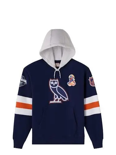 OVO Nhl Edmonton Oilers Hoodie - Navy Blue