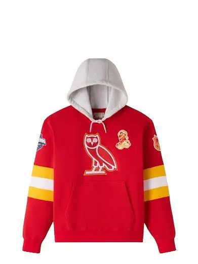 OVO Nhl Calgary Flames Hoodie - Red
