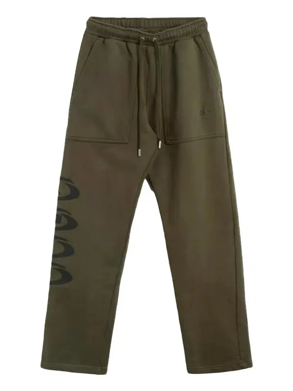 JORDAN X Travis Scott Fleece Track Pants - Green