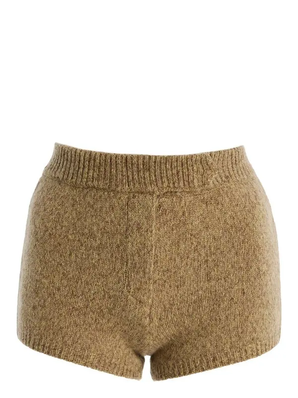 AYA MUSE Vita Knit Shorts - Brown