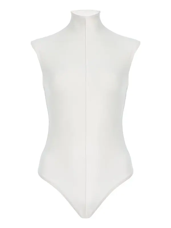 Wardrobe.NYC Rhw Sleeveless Bodysuit - Ivory