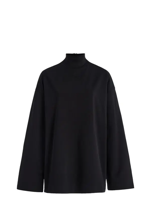 Wardrobe.NYC Opaque Lounge Top - Black