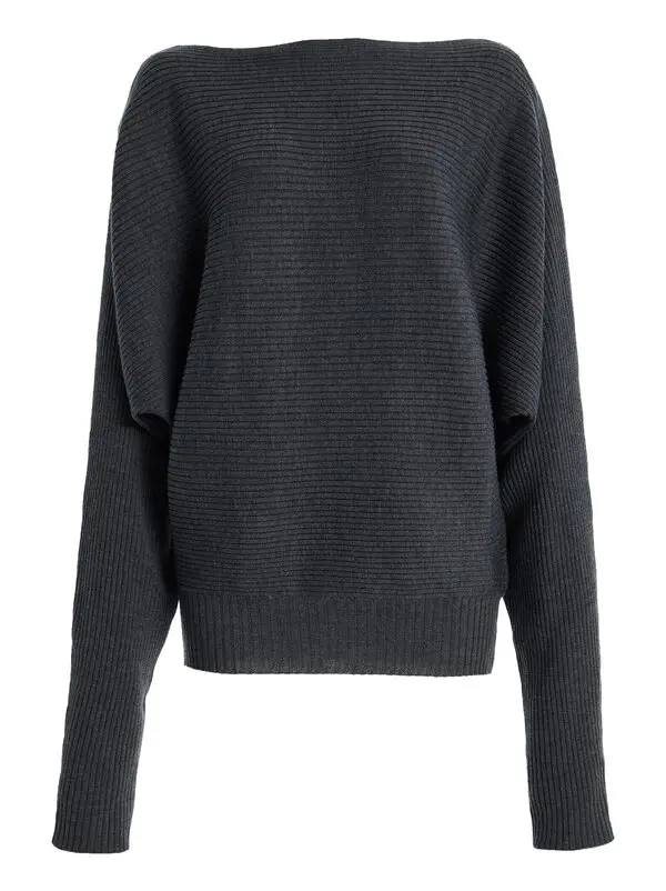 AYA MUSE Rye Wool-silk Sweater - Grey