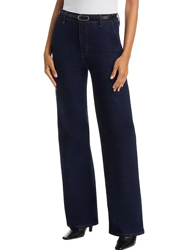 FRAME The Straight High-rise Trouser Jean - Rinse