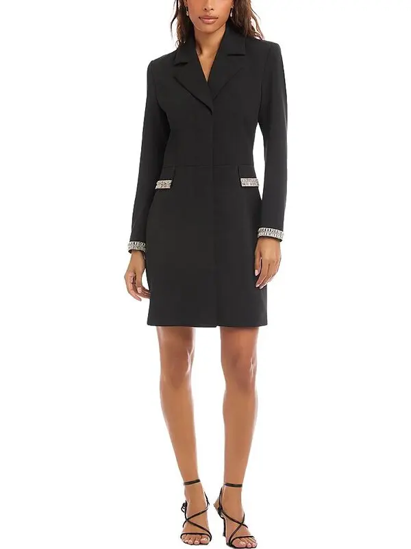 Karen Kane Blazer Cocktail Dress - Black