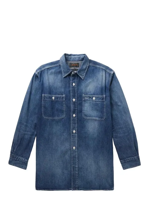BEAMS Denim Shirt - Blue