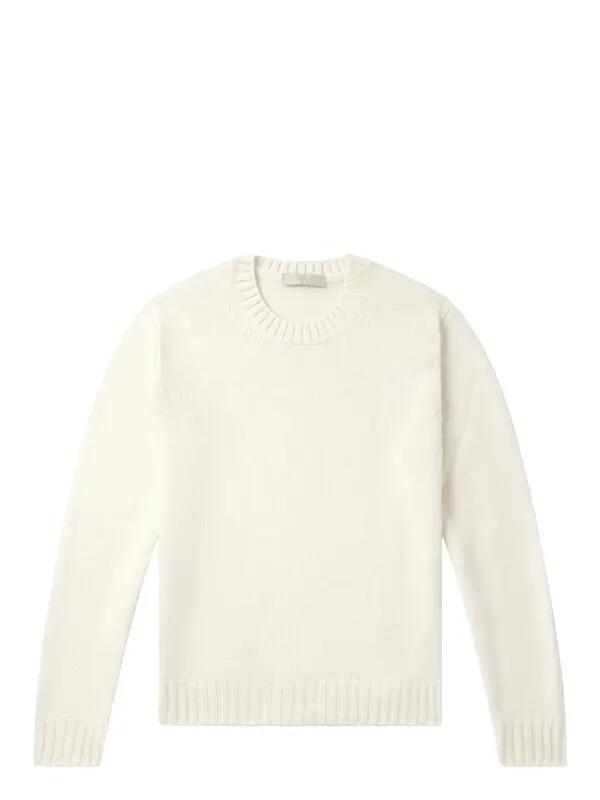 SAMAN AMEL Gio Cashmere Sweater - Neutrals