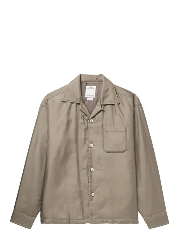 Visvim Keesey Convertible-collar Padded Shirt Jacket - Green