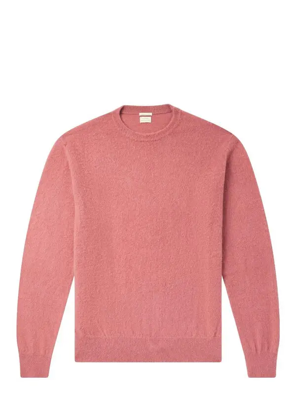 Massimo Alba Kane Brushed-cashmere Sweater - Red