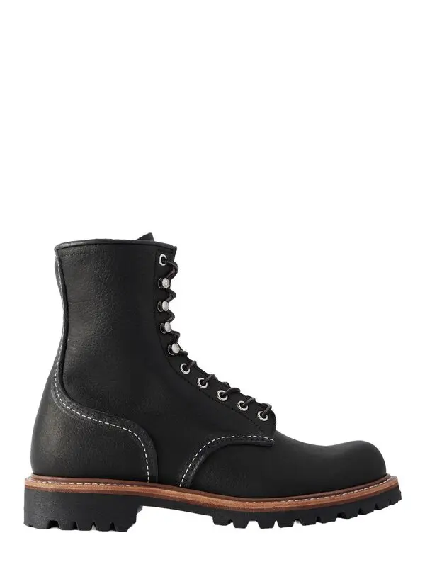 Red Wing Logger 4501 Leather Boots - Black