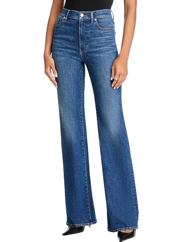 Veronica Beard Crosbie High-rise Wide-leg Jeans - City Lights