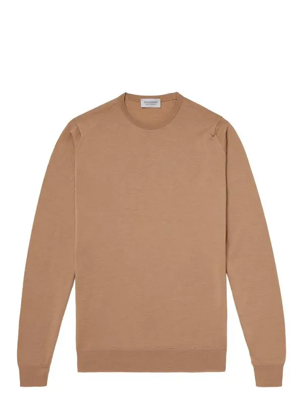 John Smedley Lundy Slim-fit Merino Wool Sweater - Neutrals