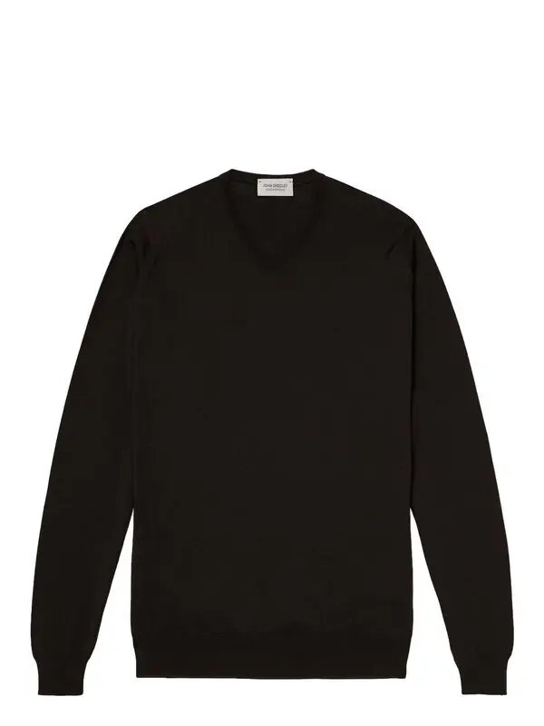 John Smedley Shipton Slim-fit Sweater - Brown