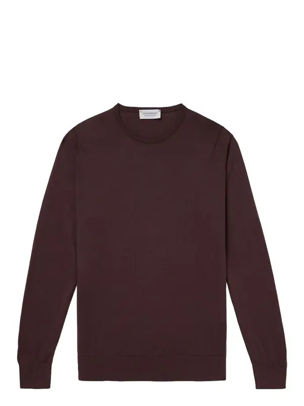 John Smedley Hatfield Slim-fit Sweater - Brown