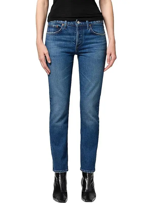AGOLDE Cocktail Slim Ankle Jeans - Outline