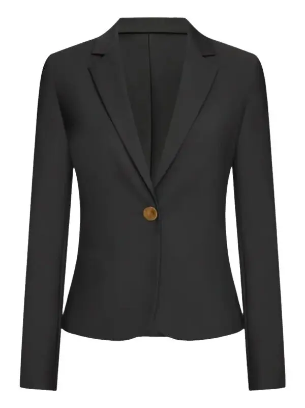 Donna Karan New York Peplum Blazer Jacket - Black