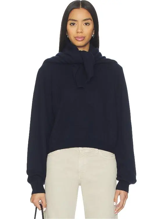 EAVES Parris Detachable Kerchief Crew - Navy