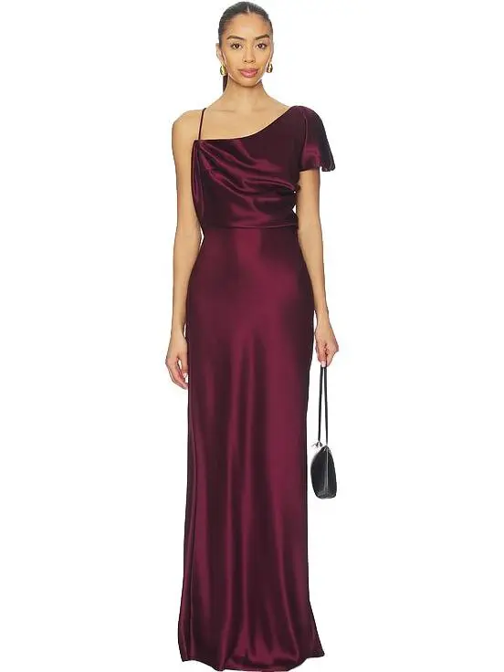 EAVES Svann Gown - Burgundy
