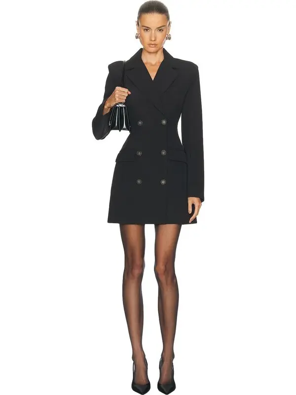 L'academie By Marianna Jaime Blazer Dress - Black
