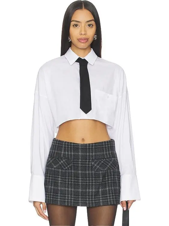 ANIYE BY Moon Cropped Shirt - White