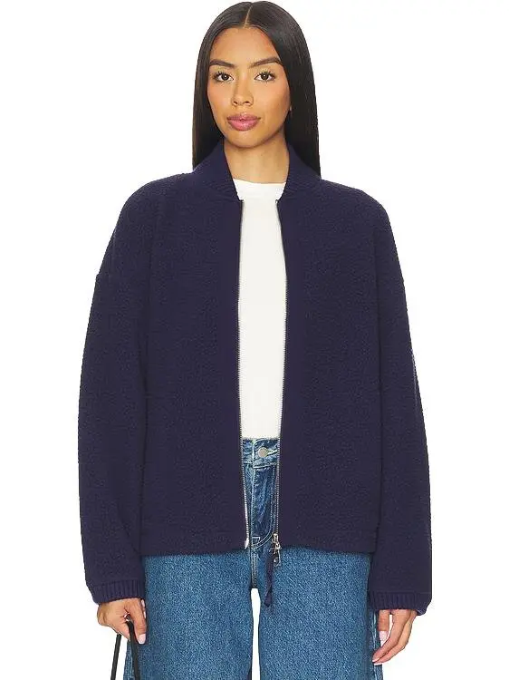 Varley Willmont Patch Pocket Fleece - Evening Blue